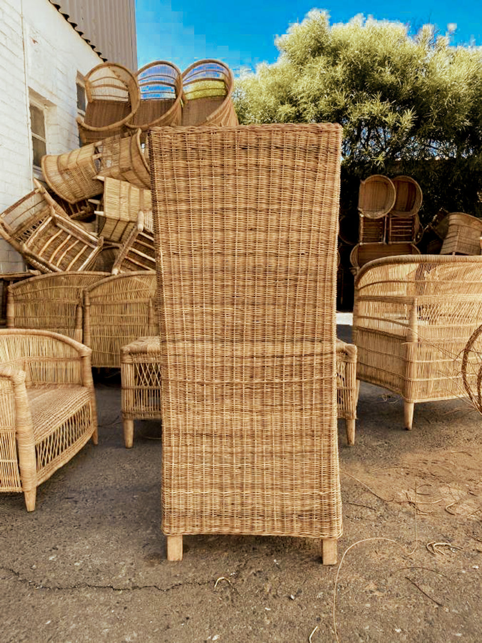 Closed Weave Dining Chair
