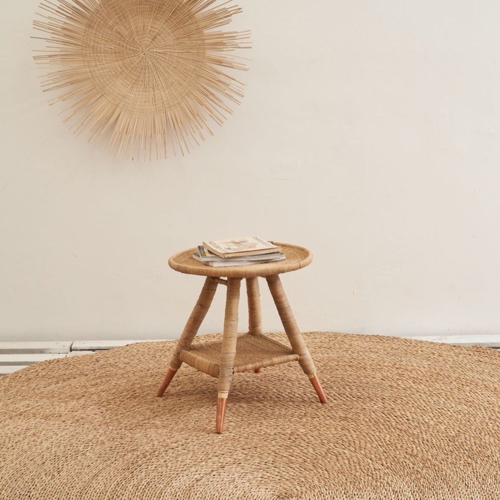 Round Side Table | Malawi Cane Interiors